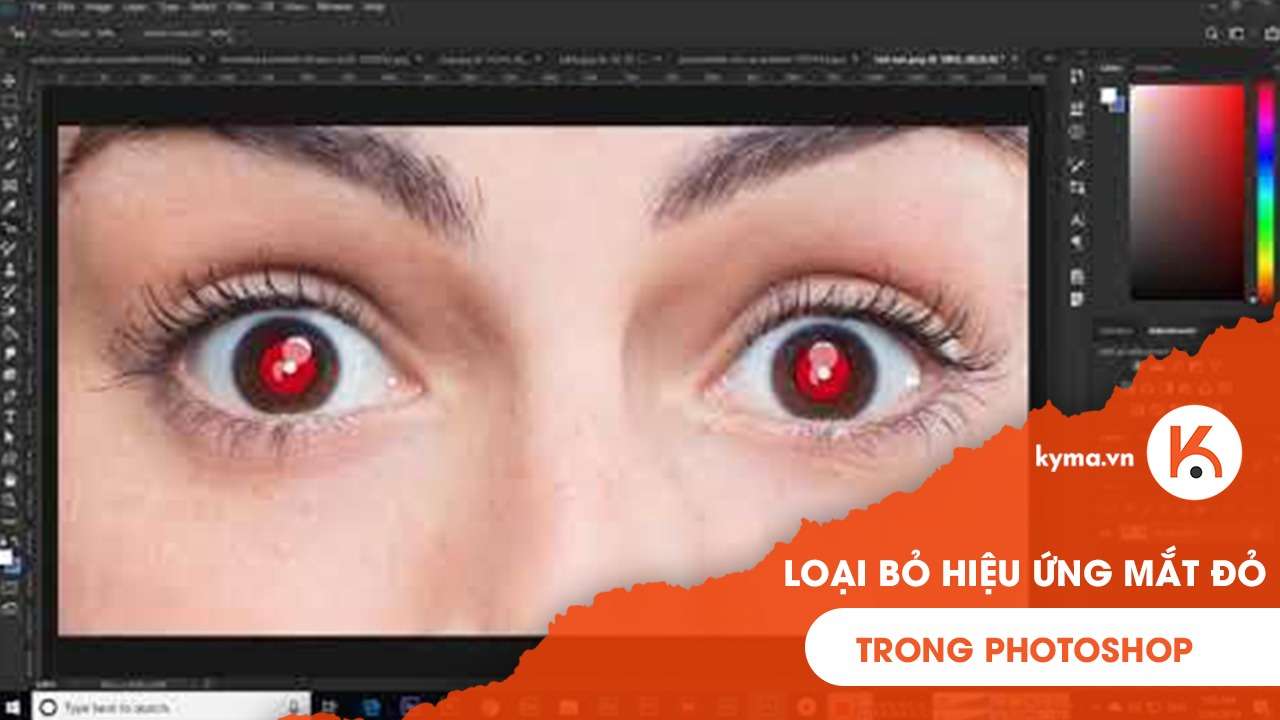 Hướng dẫn loại bỏ hiệu ứng mắt đỏ trong Photoshop bằng một cú nhấp chuột